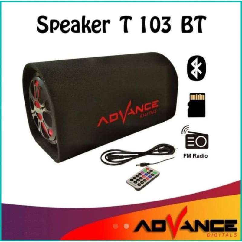Jual Speaker Advance T 103 BT 8 inch (Bluetooth) Model Tabung di Seller 97 Elektrik - Kota Medan ...