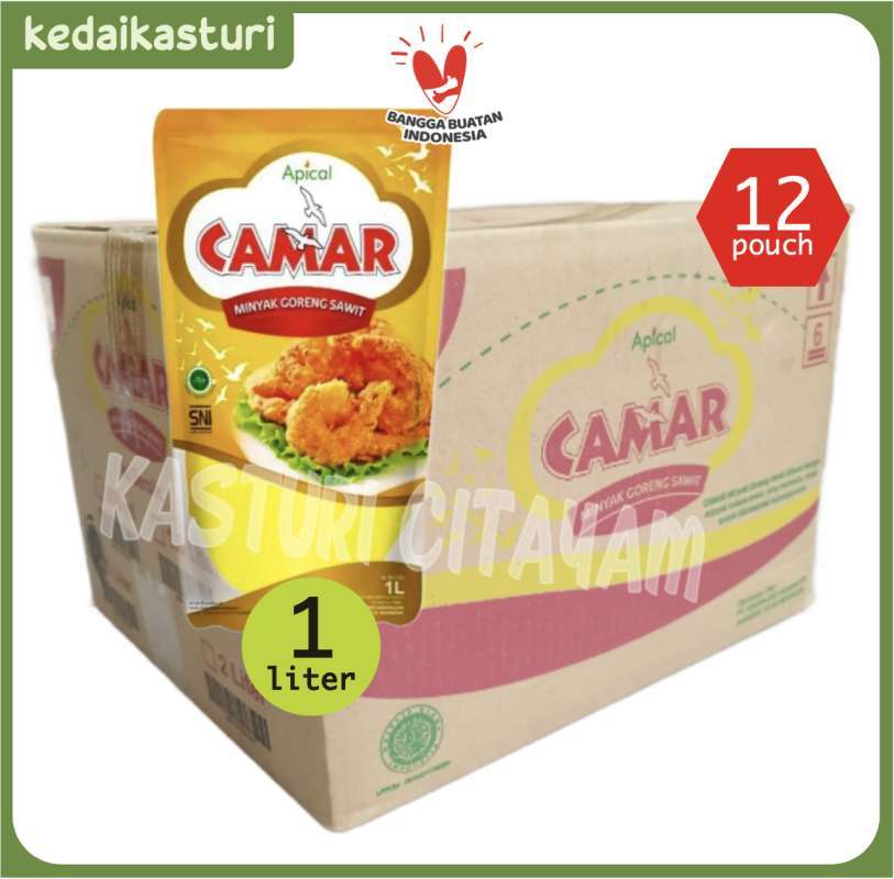 Promo Minyak Camar 1 Liter [1 Karton x 12 Pouch] Diskon 28% di Seller Toko Batak - Toko Batak ...