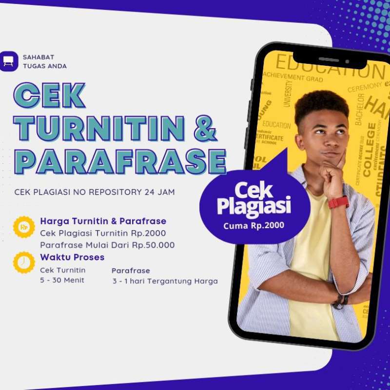 Jual Cek Plagiasi Turnitin No Repository Fast Respon 24 Jam di Seller ...