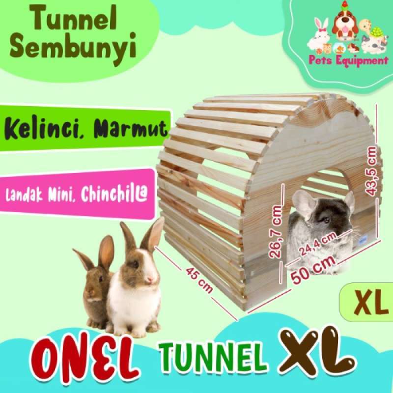 Promo Tunnel Xl/Rumah Kelinci/Tunnel Kelinci/Rabbit House/Rabbit ...