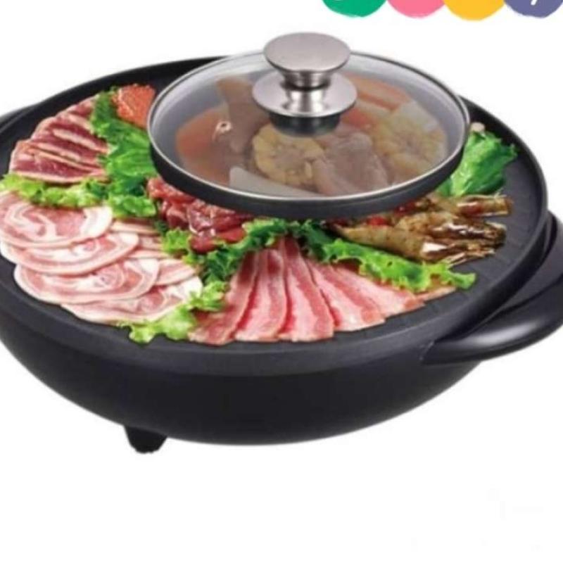 Promo Pan Grill Suki Listrik Bbq Panggangan Hot Pot Diskon 20% di ...