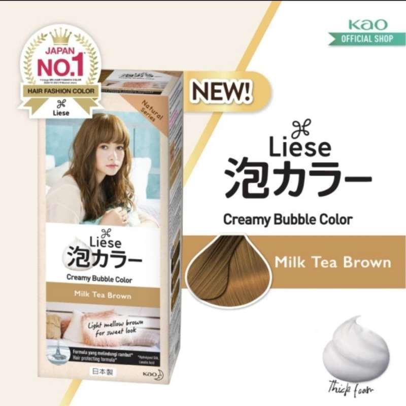Liese Bubble Hair Color Milk Tea Brown at Edgar Portis blog