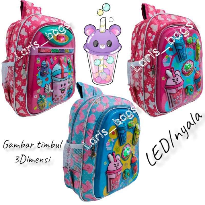 Jual Tas sekolah anak Boba Tas perempuan SD Tas Boba LED sTas anak Ransel a di Seller KYON STORE ...