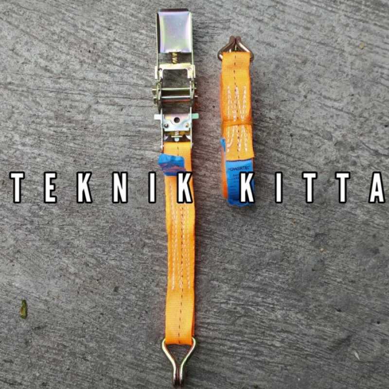Jual Alat Pengikat Barang Motor Lashing 1 Inch 5 Meter Model Rachet Di ...