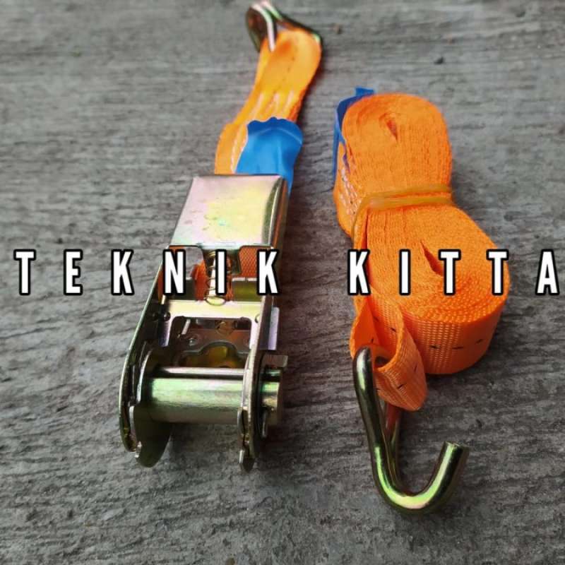 Jual Alat Pengikat Barang Motor Lashing 1 Inch 5 Meter Model Rachet Di ...