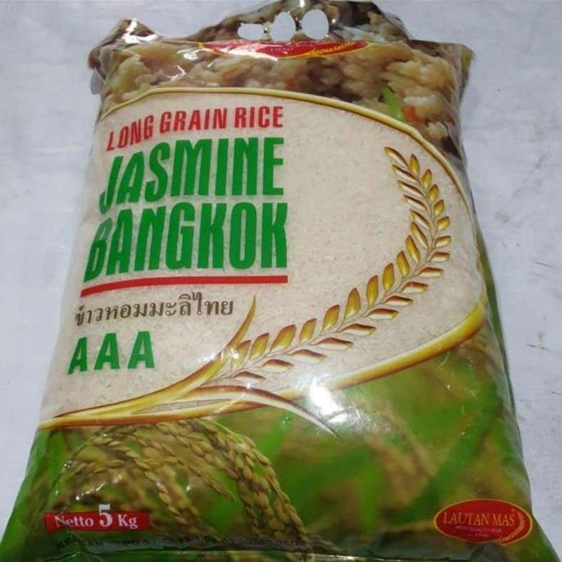 Jual Beras Bibit Thailand Bangkok AAA Long Grain Rice Jasmine Rice 5 kg ...