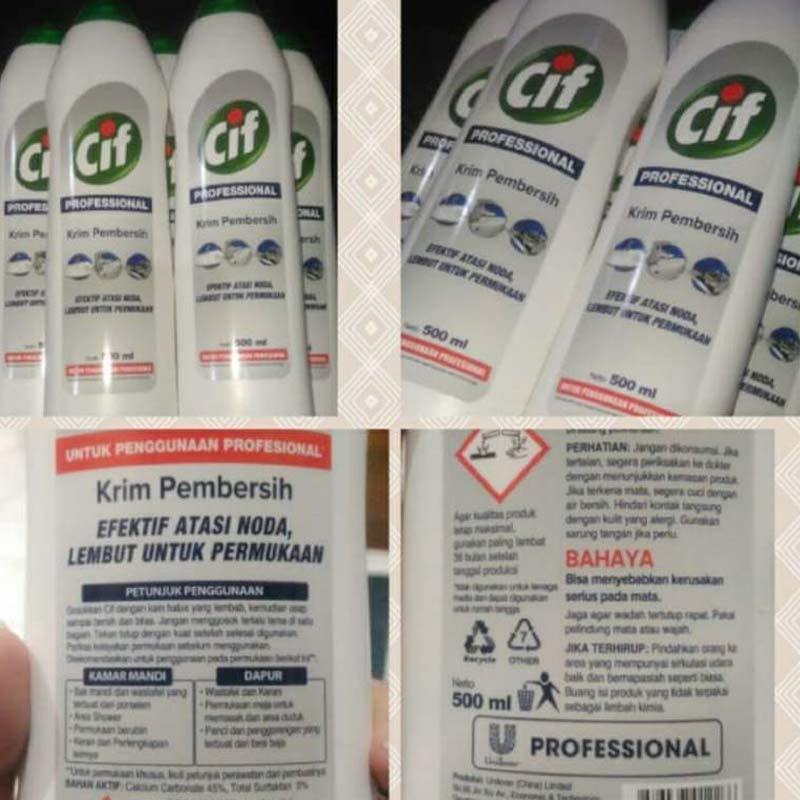 Jual Cif Krim Professional Pembersih Kamar Mandi [500 Ml] Di Seller Ang ...