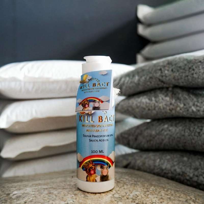 Jual killbact shampoo kucing anti jamur dan kutu 100ml di Seller KK ...