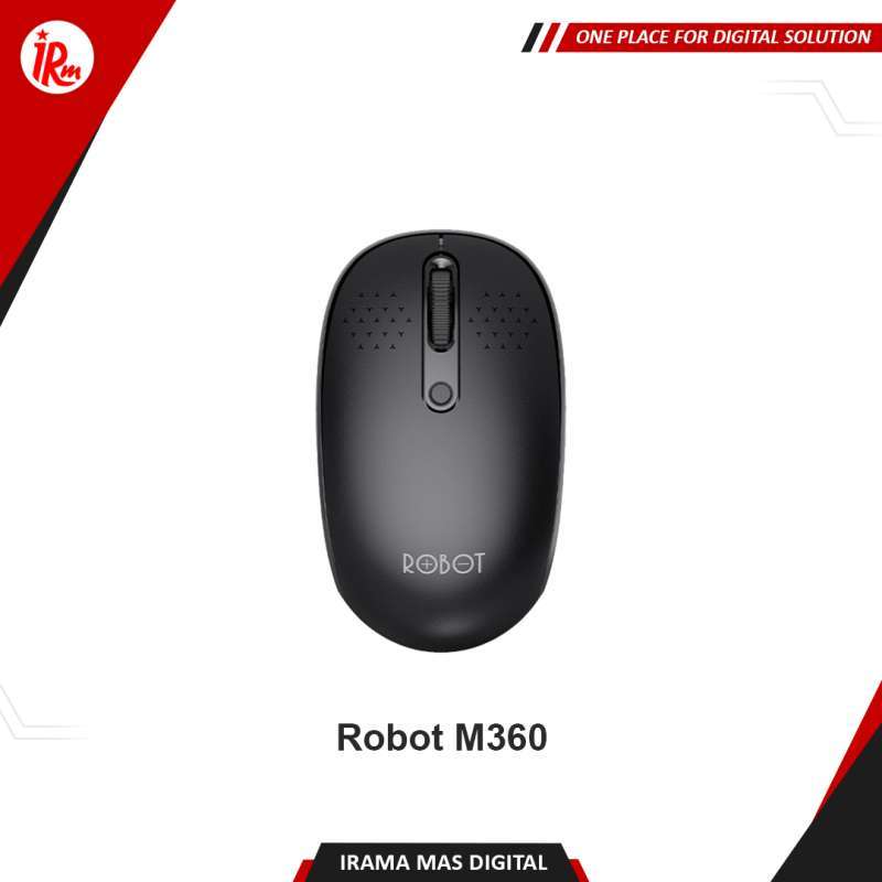 Jual MOUSE ROBOT M360 Wireless - Black di Seller IRAMA MAS DIGITAL ...