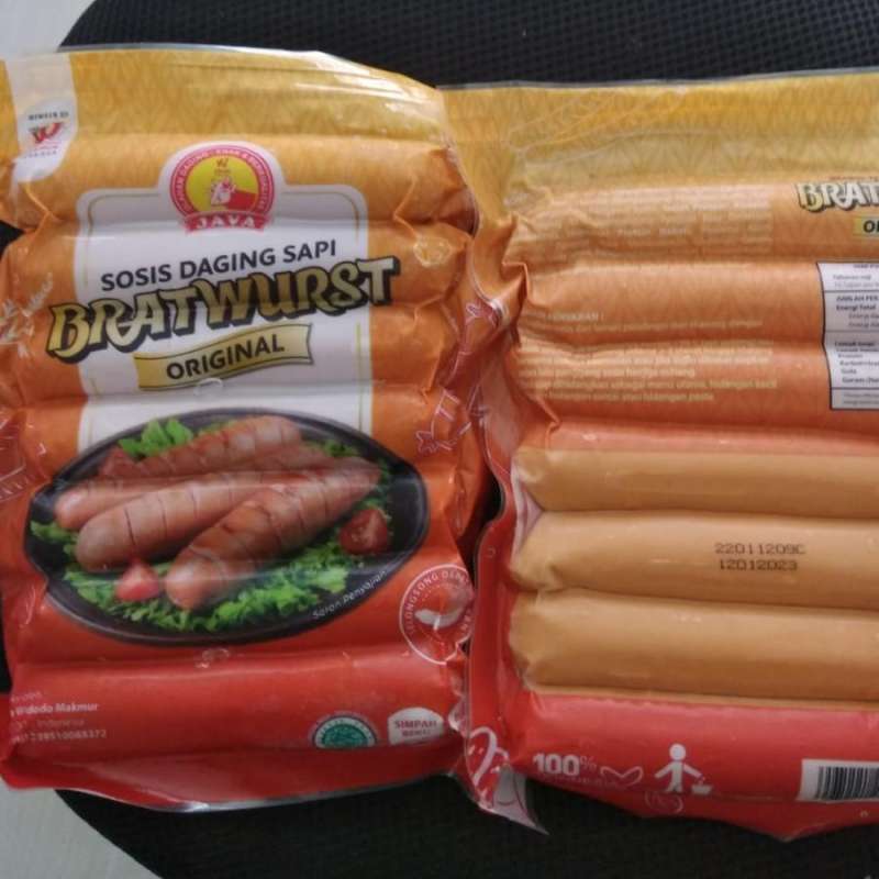 Jual Java Sosis Sapi Bratwurst Besar isi 7 di Seller Green Frozenfood ...