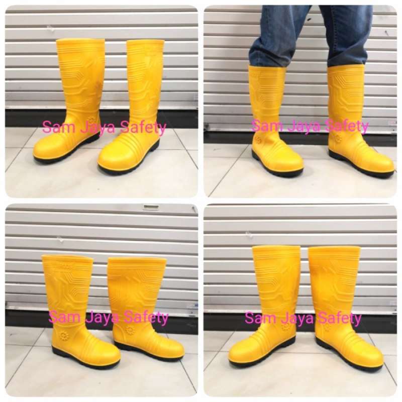 Jual Sepatu Safety Boots Proyek Ujung Besi Di Seller Axie Store ...