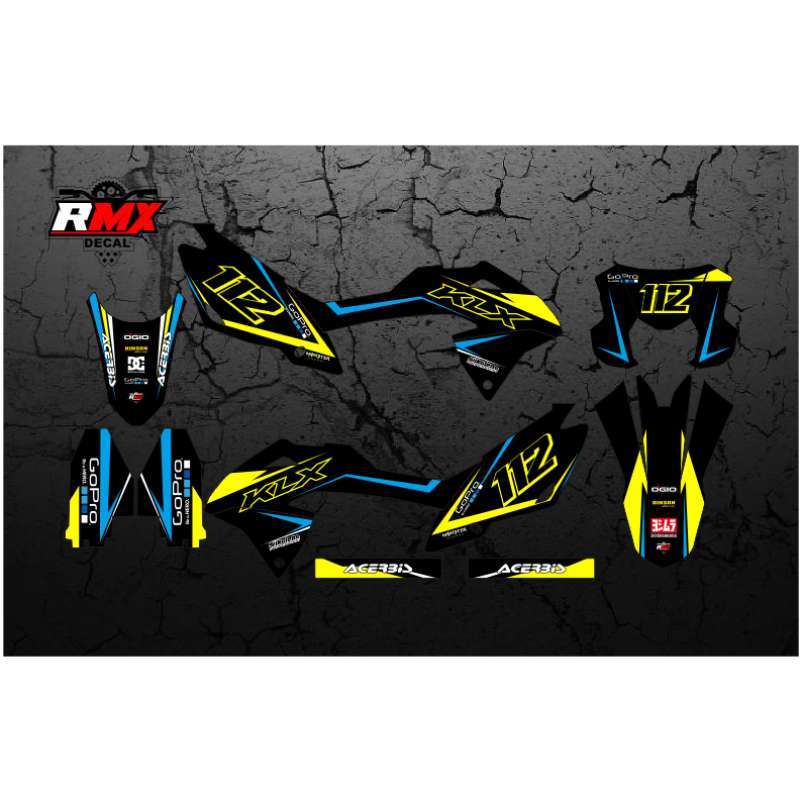 Jual DECAL STICKER KLX BF (002) DEKAL STIKER KLX 150 G FULLBODY 2016 ...