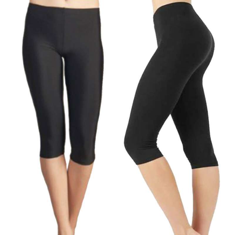 Jual Legging Pendek 3/4 Bahan Spandex Ukuran Standar & Jumbo / Leging ...