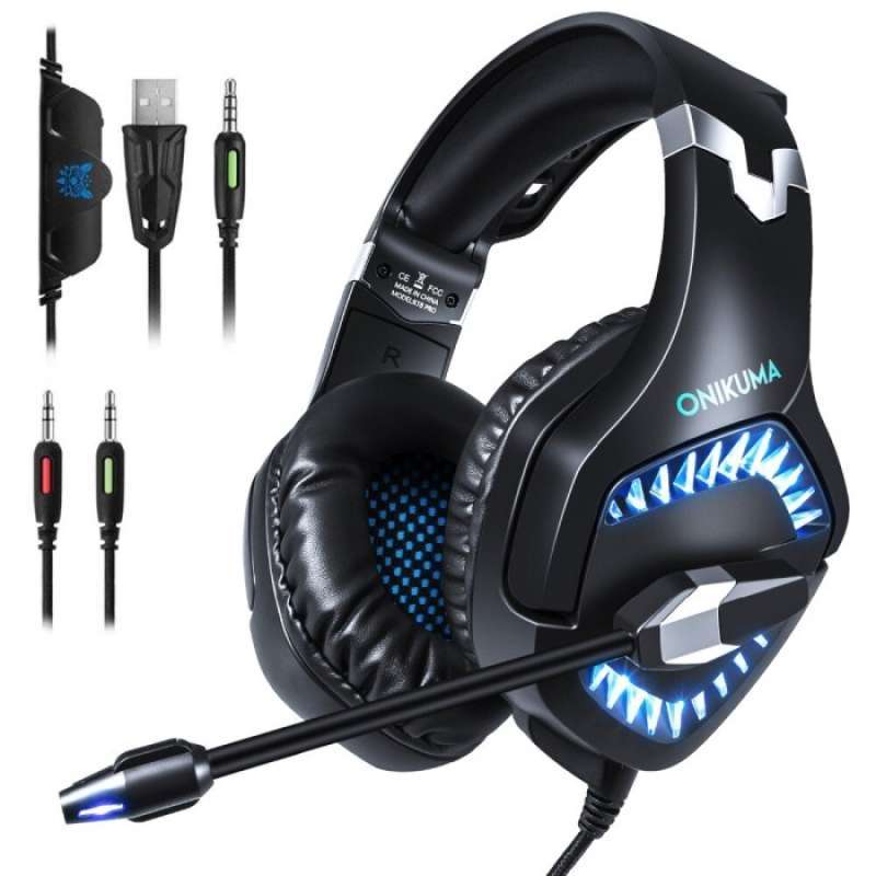 Promo Hunterspider Gaming Headset Super Bass Led With Mic Diskon 51% Di ...