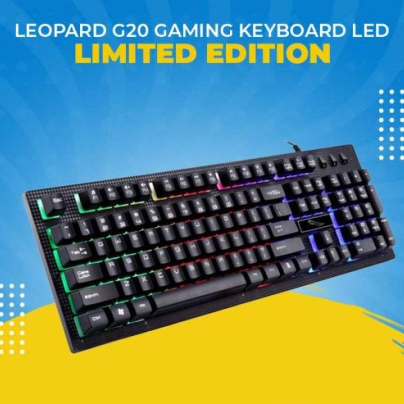 Promo Leopard G20 Gaming Keyboard LED - Black Diskon 56% di Seller ...