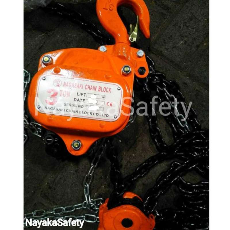 Jual Chain Block / Katrol Angkat / Takel Nagasaki Kapasitas 3Ton x ...