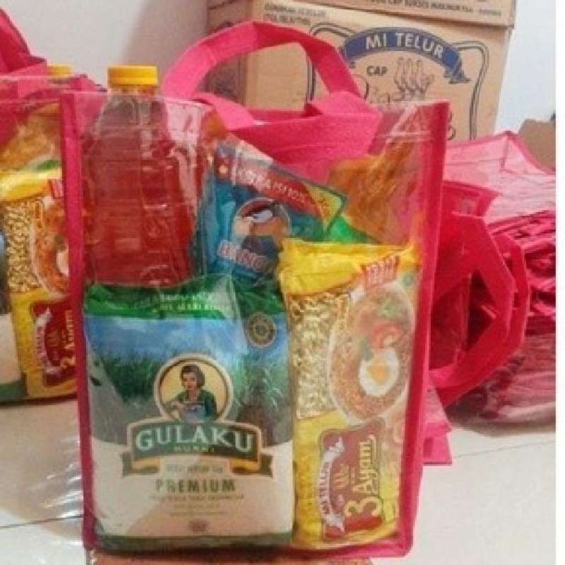 Jual Goody Bag Kotak Bento / Tas Sembako / Paket Sembako / Tas Hampers ...