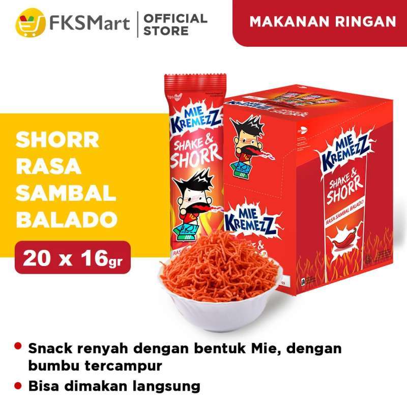 Jual WHS - Mie Kremezz Shorr Sambal Balado [20 x 16g] di Seller ...