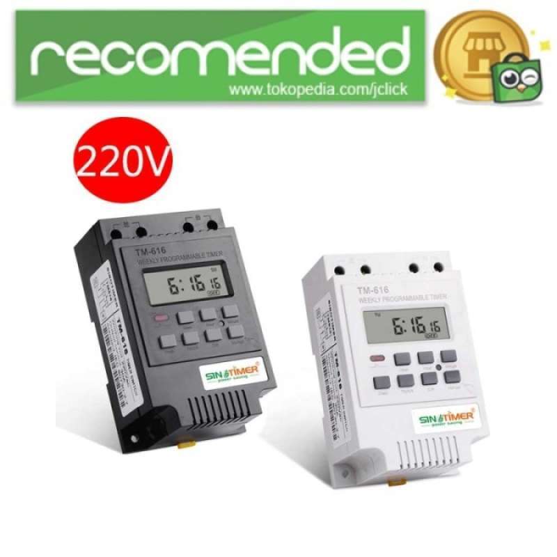 Promo Sinotimer Power Timer Programmable Time Switch Relay 220v 30a