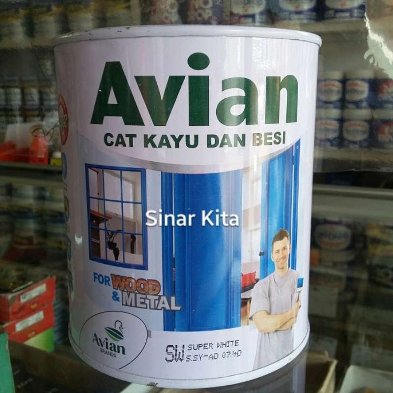 Promo Cat Minyak Avian 1 Kg Cat Kayu Dan Besi Diskon 16% di Seller TB ...