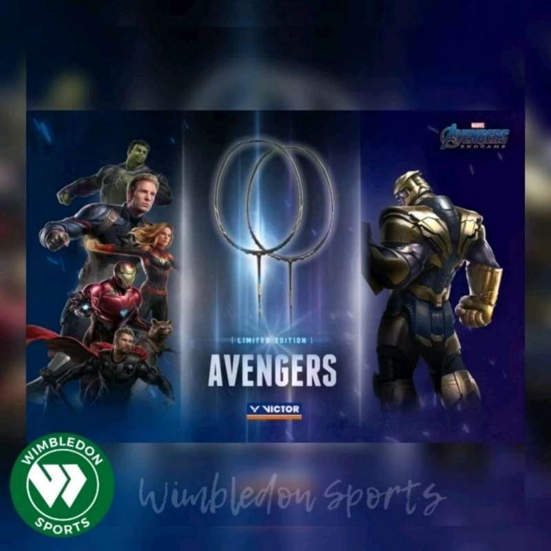 Jual Limited Victor x Avengers / Raket Badminton Victor TK Avengers ...