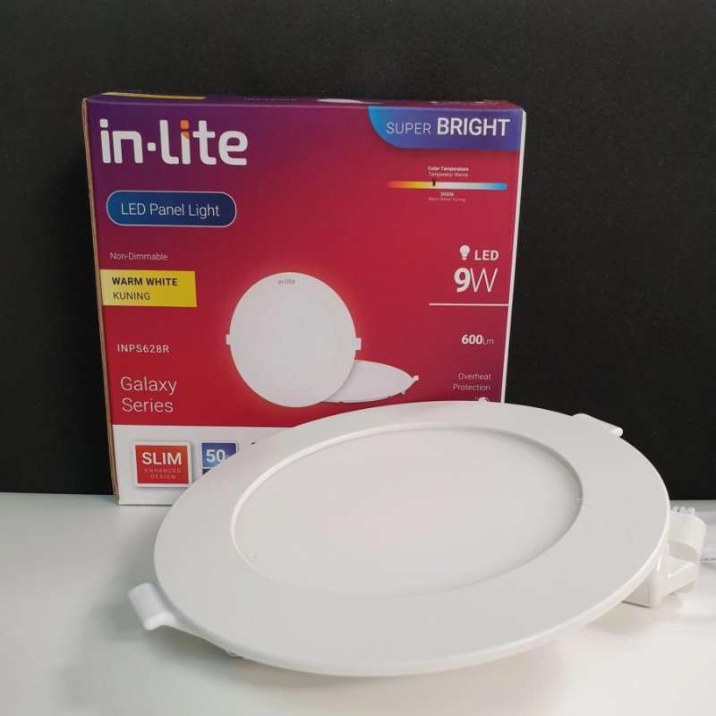 Jual Downlight Led Panel Inlite 9w / Bulat Di Seller Gudang Lampu 10 ...