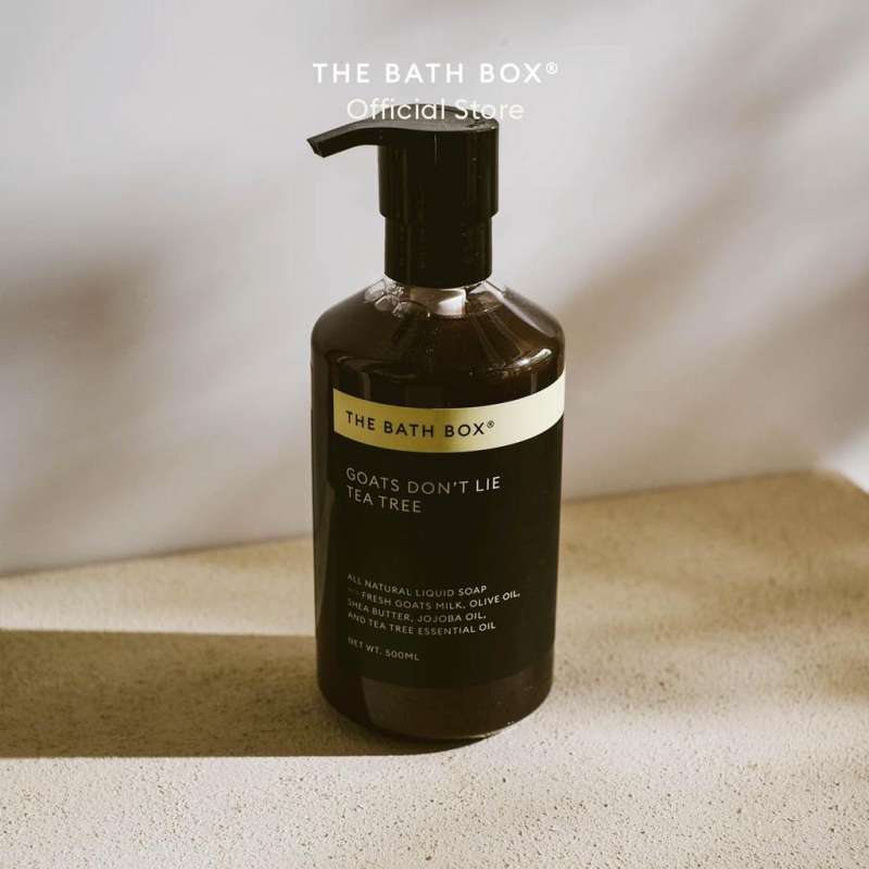Jual THE BATH BOX - Goats Don't Lie Tea Tree Liquid Soap (Eczema ...