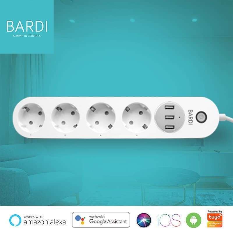 Jual BARDI Smart Power Strip Extension Steker Stop Kontak Socket Plug Wifi di Seller Bantong ...