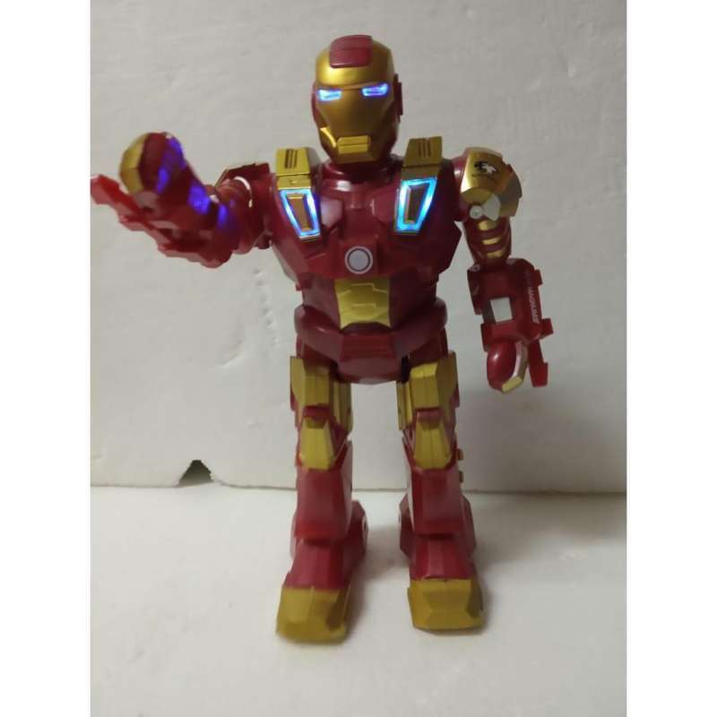 Jual Mainan edukasi anak Robot Ironmen Koleksi Robot Free baterai bisa ...