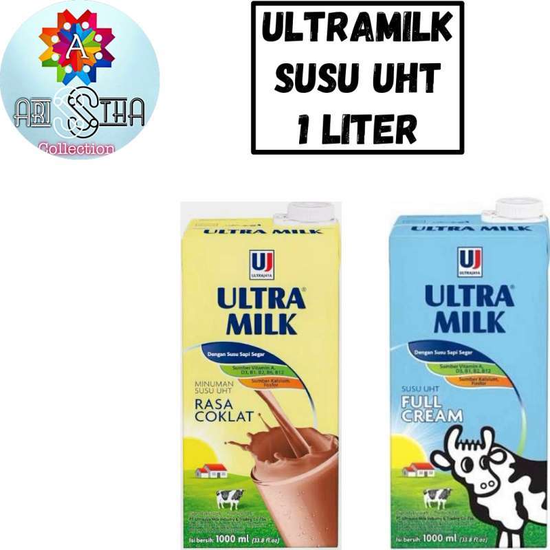 Jual Ultra Milk Susu UHT Kemasan 1 Liter 1000 ML di Seller Arisstha ...