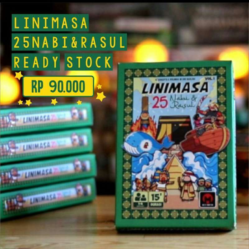 Jual Game Edukasi: Linimasa 25 Nabi Dan Rasul Card Game Di Seller ...