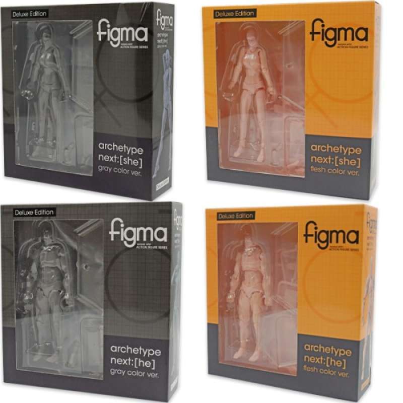 Jual Figma Archetype He She Male Female Deluxe Version Include Stand ...