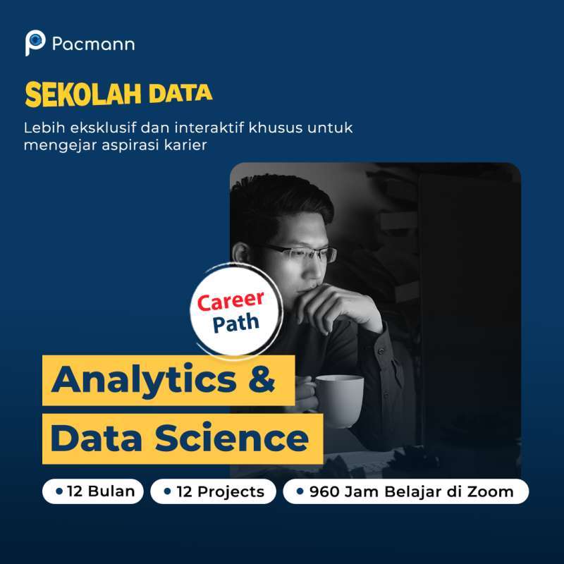 Jual Pacmann Ai Analytics And Data Science 12 Bulan Career Upgrader