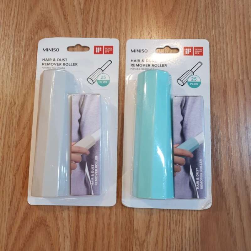 Promo Portable Fashionable Hair And Dust Remover Roller Miniso Japan ...