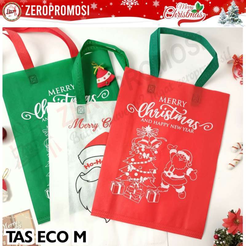 Jual Tas bingkisan Natal Custom - Goodie Bag Natal - Model Eco BISA ...