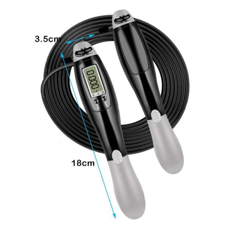 Promo DIGITAL Jump Rope elektronik LCD COUNTER Skipping Tali Lompat ...