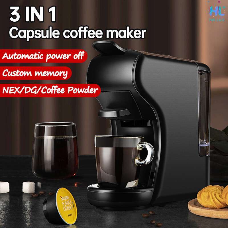 Promo Mesin Kopi Kapsul Otomatis 3 In 1 Capsule Espresso Nespresso ...