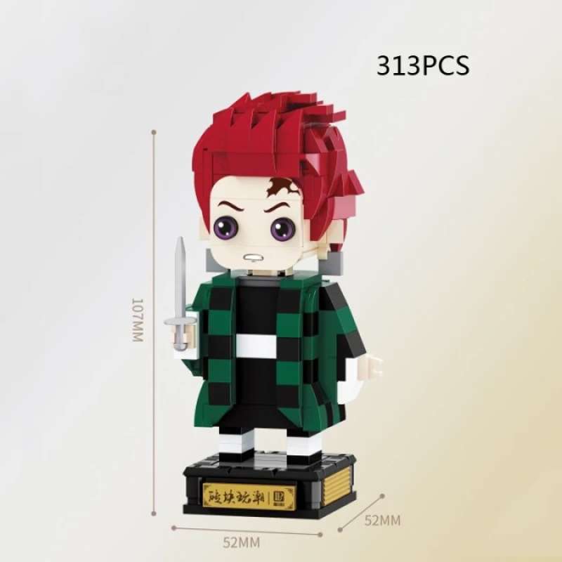 Promo Building Block Lp Brick demon Slayer Tanjiro Nezuko Zenitsu ...