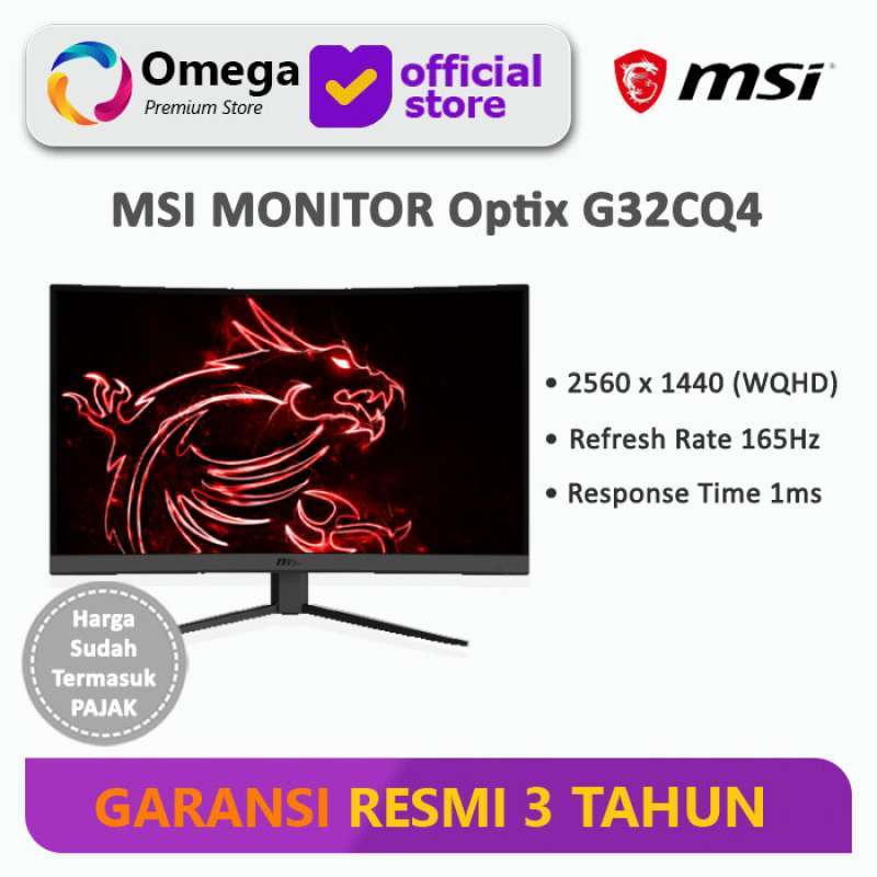 Jual Monitor MSI Optix G32CQ4 di Seller Omega Premium Store Official ...