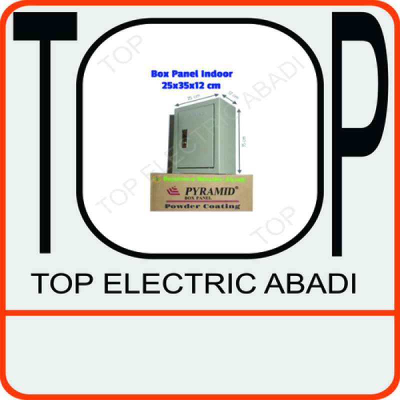 Jual BOX PANEL LISTRIK PYRAMID 25X35X12 CM INDOOR POWDER COATING ...