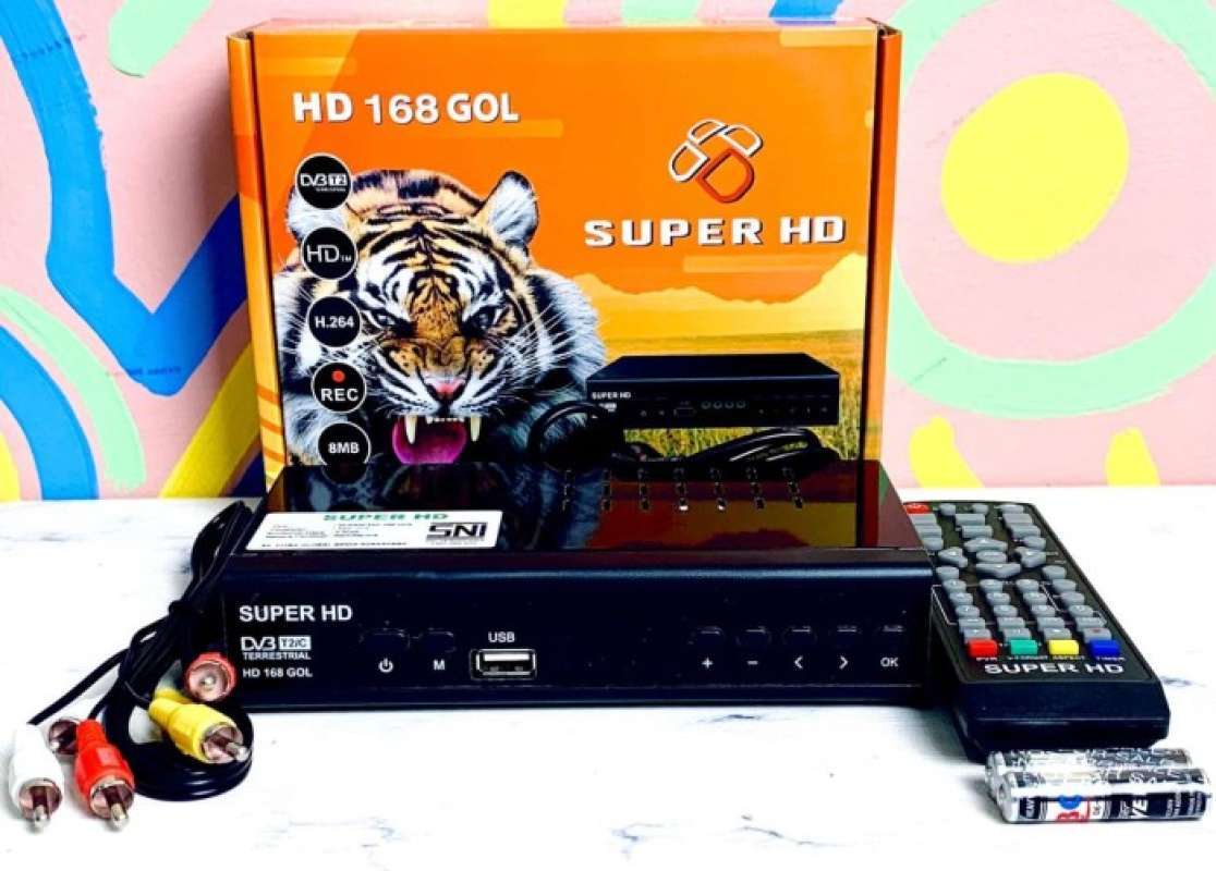 Jual STB DVBT2 SET TOP BOX TV DIGITAL SUPER HD HARIMAU RAM 8MB NEW 2022 ...