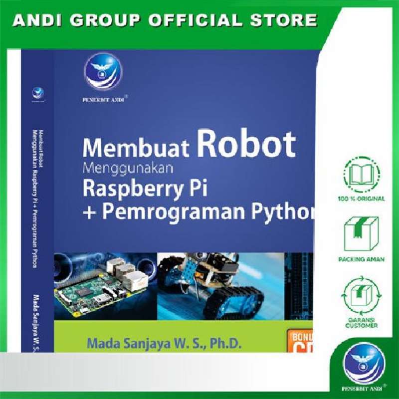 Jual Membuat Robot Menggunakan Raspberry Pi + Pemrograman Python di ...