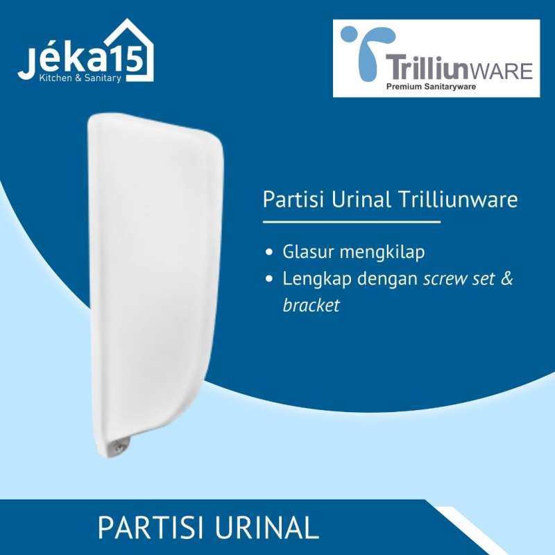 Jual Trilliunware Urinal Divider / Partisi Urinal / Penyekat Urinal Di ...