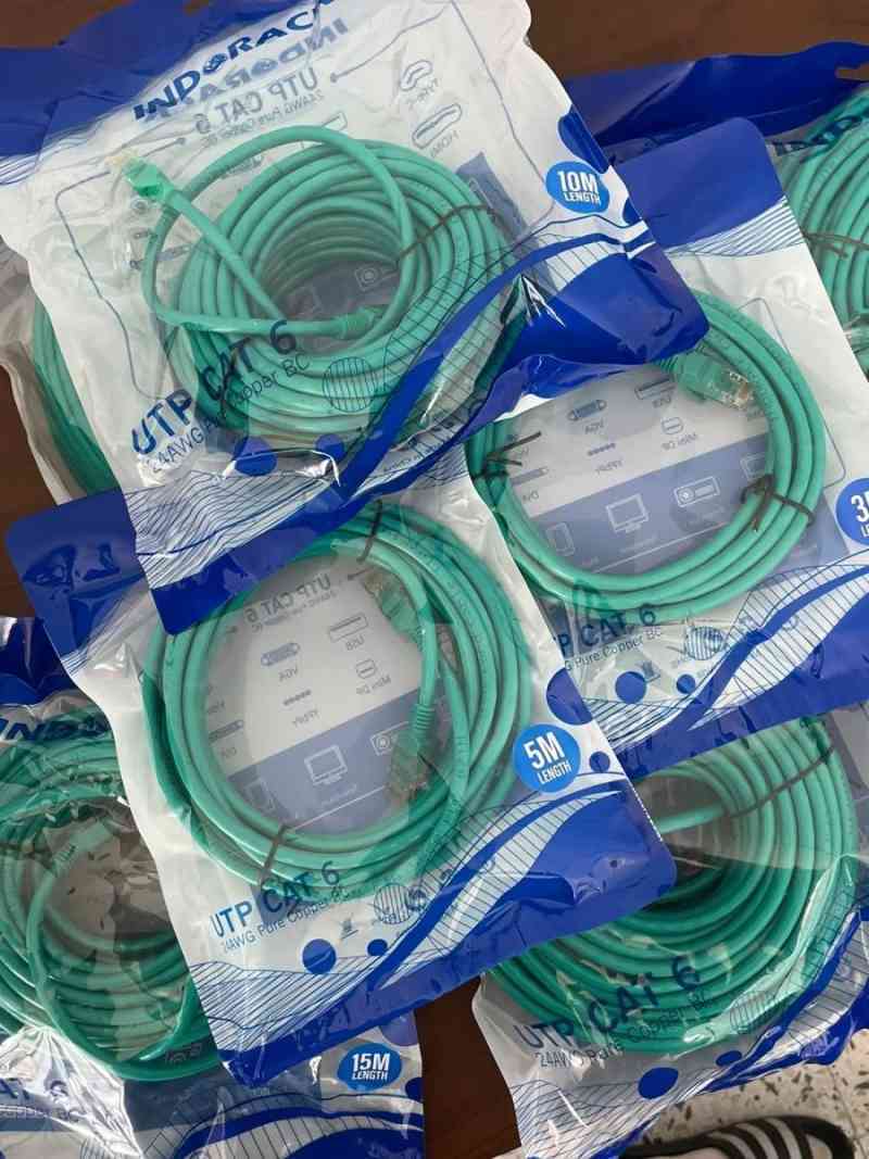 Jual Indorack Patch Cord Utp Cat 6 - Kabel Lan Cat6 20 Meter Hijau Di Seller Cgs - Mangga Dua ...