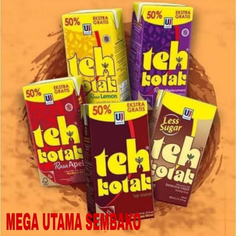 Jual TEH KOTAK Ultra Jasmine 300 mL ( HARGA 1 DUS ada 5 Rasa /varian ...