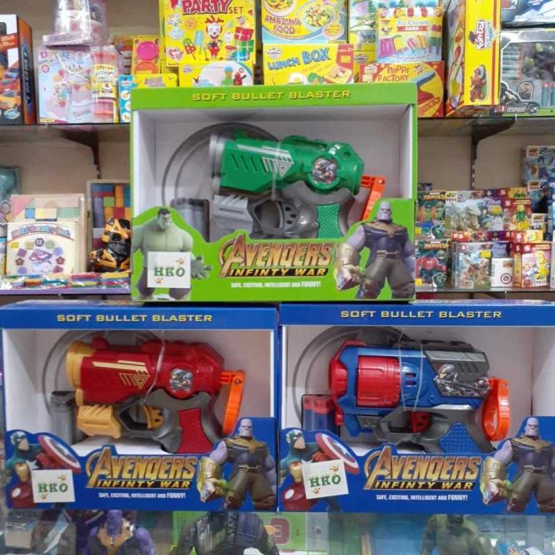 Jual Avengers Soft Bullet Blaster Mainan Pistol Nerf Di Seller ...
