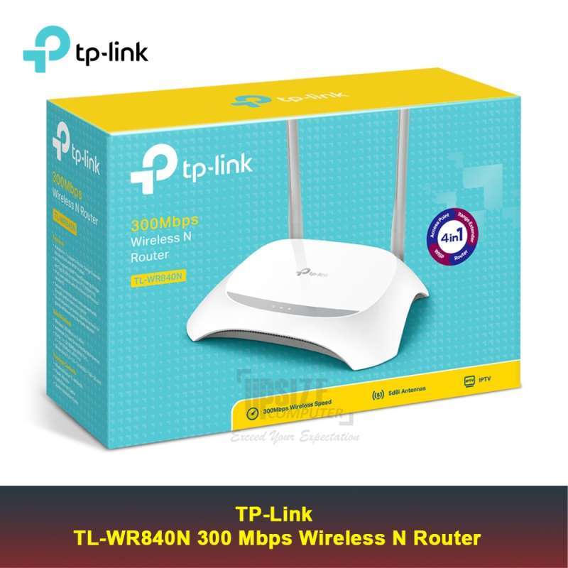Jual TP-Link TL-WR840N 300 Mbps Wireless N Router di Seller Up Size Computer - Kab. Sleman, DI ...