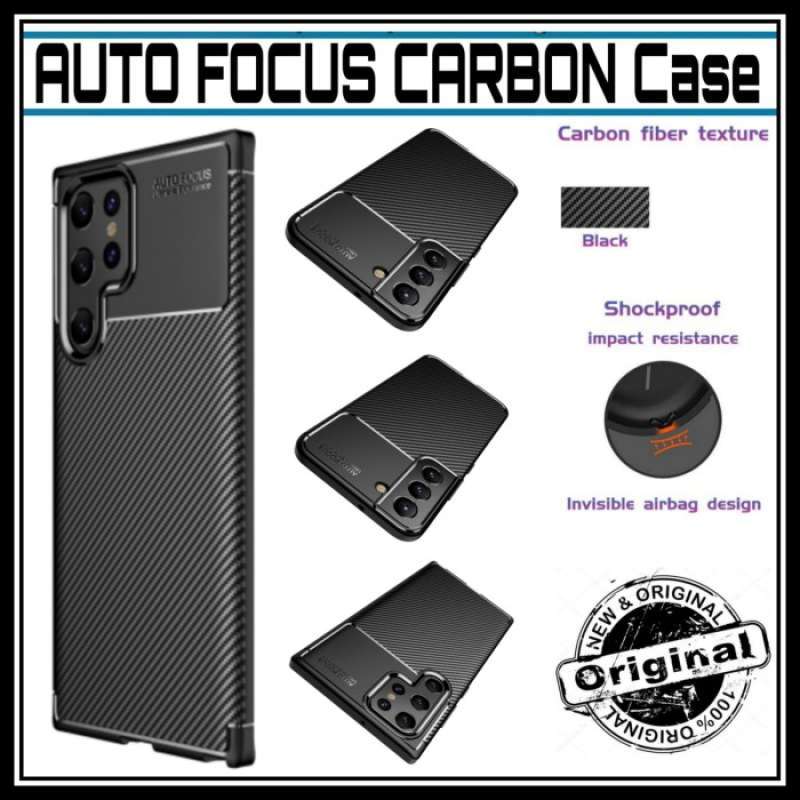 Promo Samsung Galaxy S22 / Plus / Ultra Auto Focus Carbon Original Soft Case Diskon 3% di Seller ...