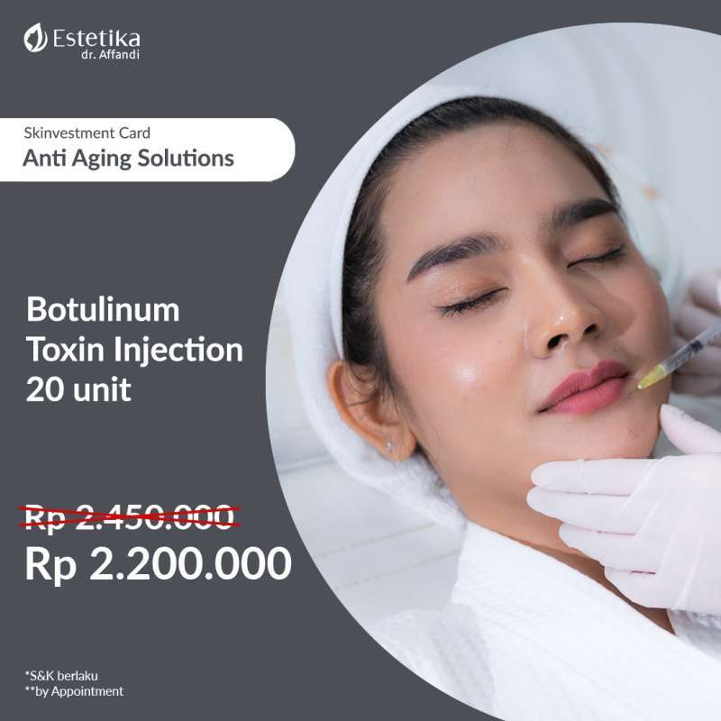 Jual Botulinum Toxin Injection 20 unit di Seller estetikadraffandi ... Jual Botulinum Toxin Injection 20 unit di Seller estetikadraffandi ...