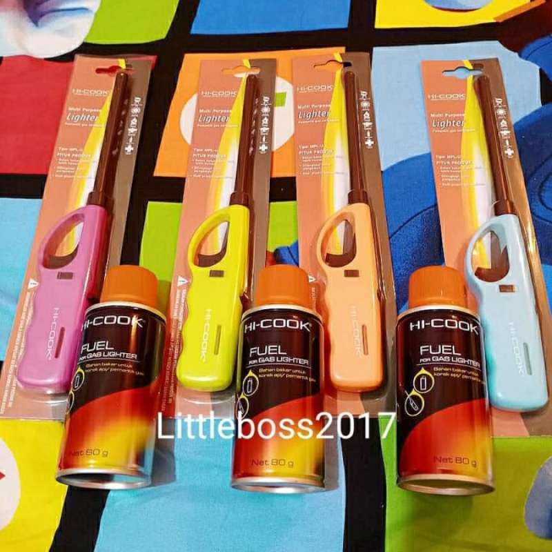 Promo Hi-Cook Pemantik Gas Lighter MPL-U free Gas Pemantik 80 Gr Hi ...